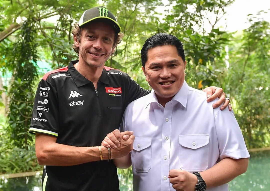 Valentino Rossi Tiba di Jakarta, Luncurkan Livery Merah Putih ...
